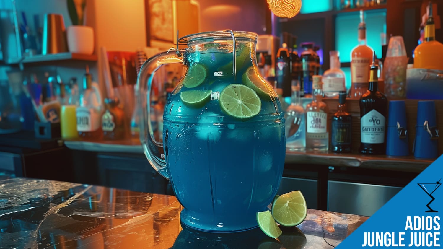 Bullfrog Cocktail Recipe - High-Energy Electric Elixir