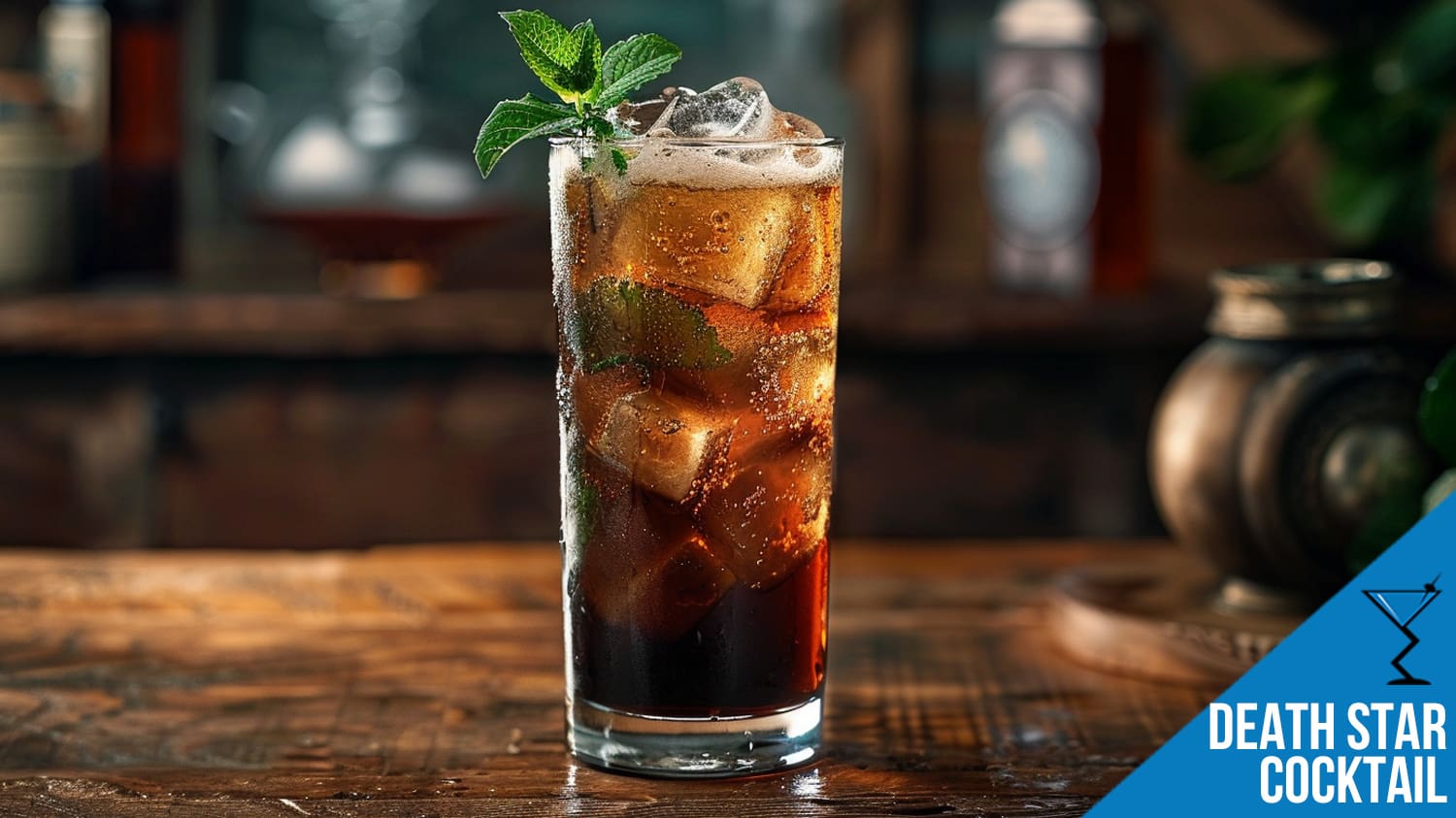 Jedi Lightsaber Cocktail Recipe - A Galactic Blue Drink