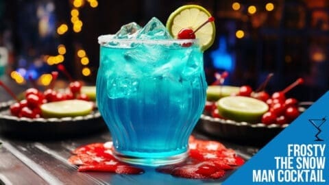 Frosty the Snowman Cocktail Recipe - A Peppermint Delight for the Holidays