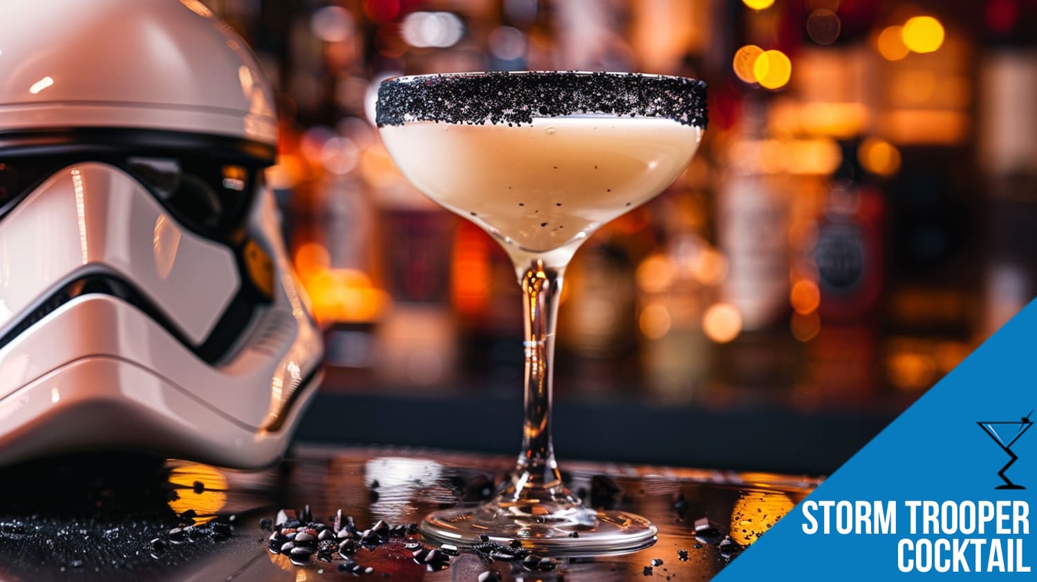 Jedi Lightsaber Cocktail Recipe - A Galactic Blue Drink